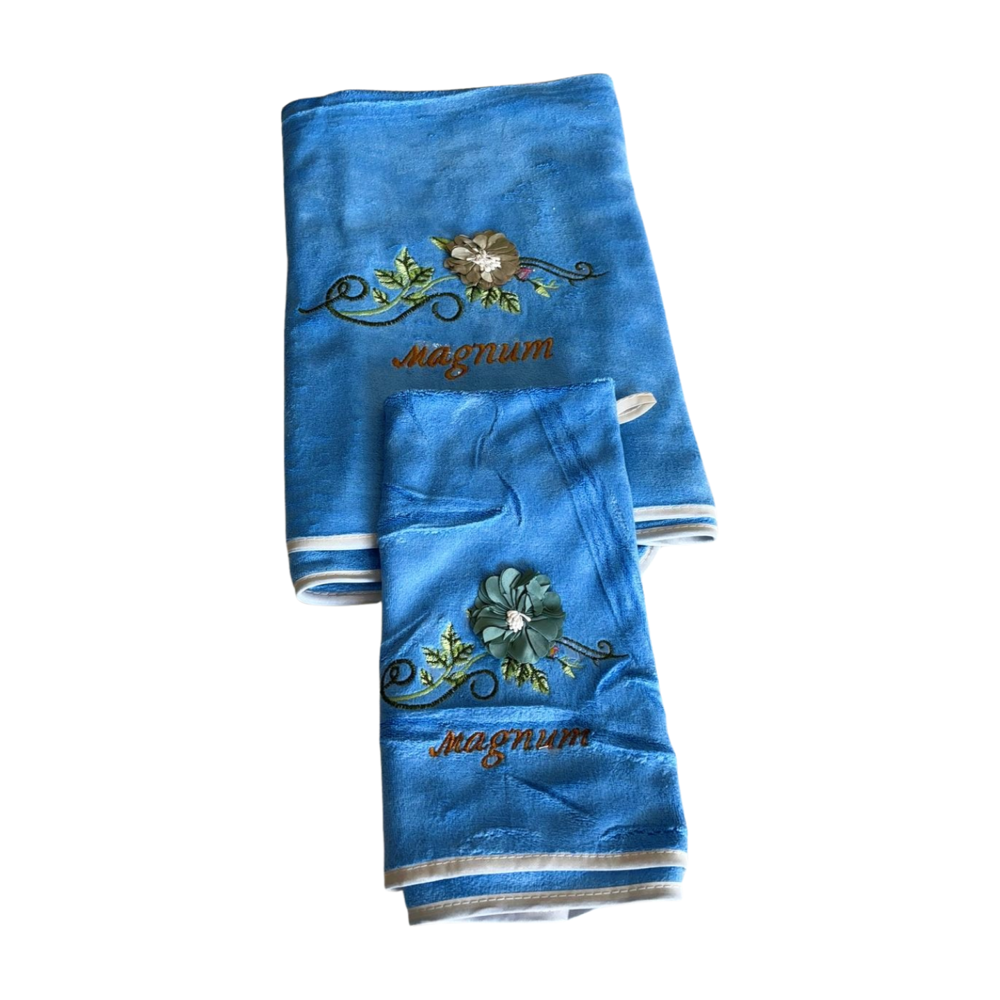 Magnum Embroidery Towel Set – Luxury & Elegance - Urban Home Interio